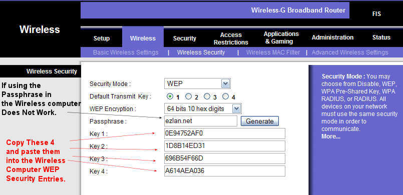 Need help setting up WEP wireless network | AnandTech Forums ...